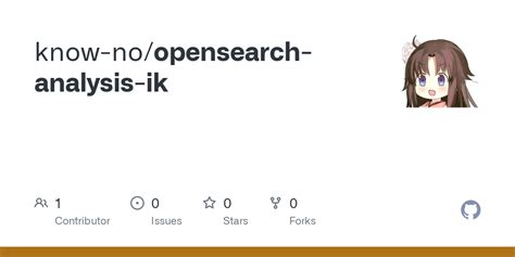 Github Know Noopensearch Analysis Ik