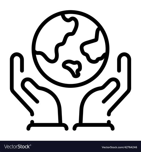 Save Planet Royalty Free Vector Image Vectorstock