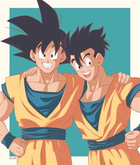 Gohan Vs Goku Dragon Ball Super Manga Goku And Gohan Dbz Drawings