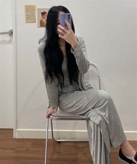 꾸안꾸 찰랑가디건 나시 바지 쓰리피스 트레이닝 SET 에이블리