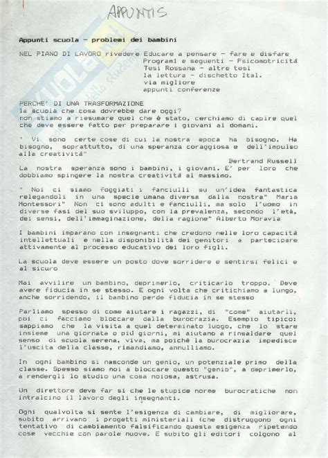 Problemi Dei Bambini