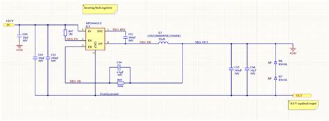 Mp2460 Inverting Buck Regulator Configuration Dc Dc Power Converters
