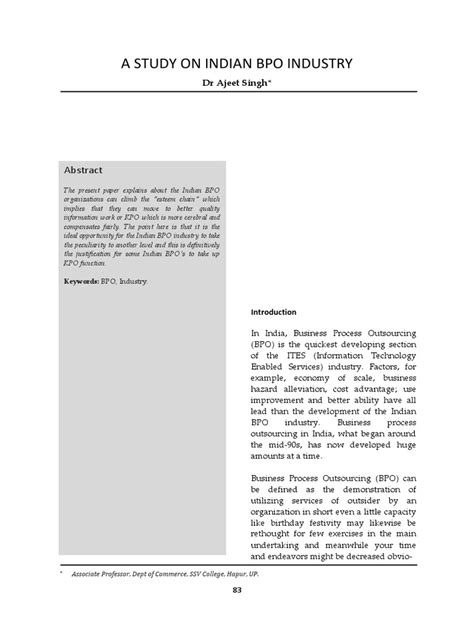 13 Dr Ajeet Singh Pdf Outsourcing Business