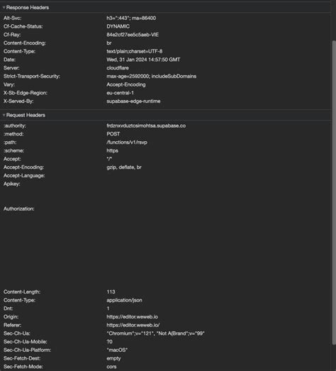 [supabase] invoking edge functions causes cors issues developer