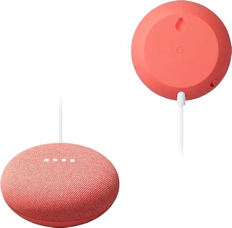 Google Nest Mini 2nd Gen - Wireless Bluetooth Speaker (Coral)