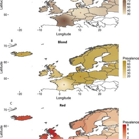 Spatial Interpolation Of Categorical Hair Color Prevalence A