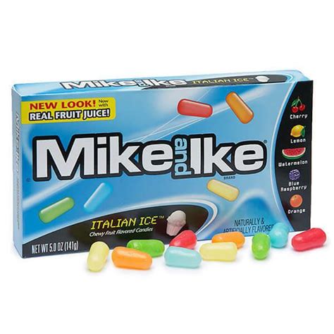 Mike And Ike Italian Ice Candy 5 Ounce Packs 12 Piece Box Bestcandyshop