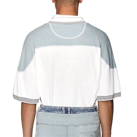 Diesel ディーゼル 半袖tシャツ カットソー メンズ クラック加工ロゴプリント コットン T Ollar 買っciao トゥット