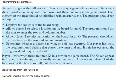 solved programming assignment 1 write a program that allows