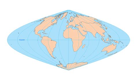 Equal Area Projection Maps Advantages And Examples Gis Geography