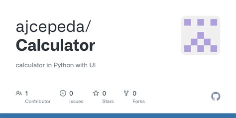 Github Ajcepeda Calculator Calculator In Python With Ui