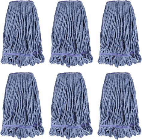 Commercial Mop Heads Replacement 16 Oz Heavy Duty Mops Head For Floor Cleaning Wet Industrial