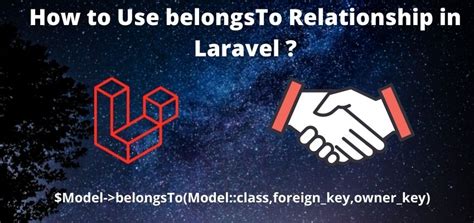 how to use laravel belongsto relationship in with example