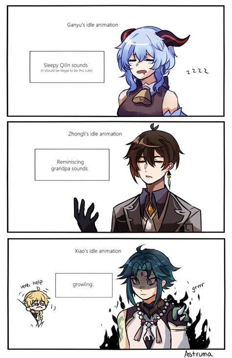 Idle Animations R Genshin Impact