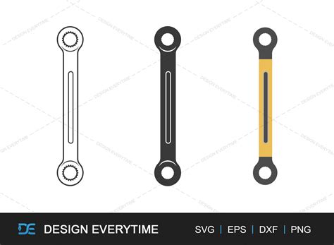 Spanner Vector Svg Spanner Illustration Graphic By Designeverytime · Creative Fabrica