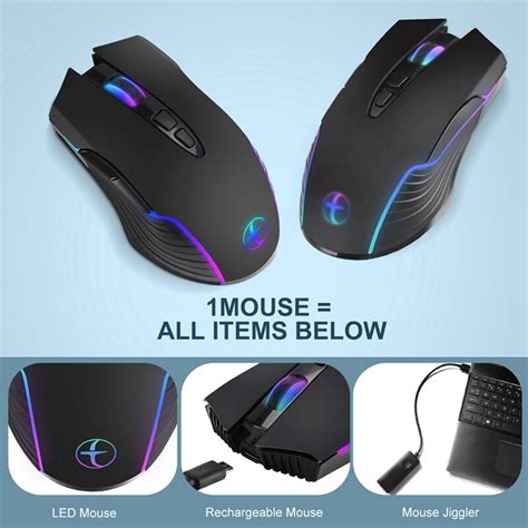 Wireless Gaming Mouse Mover Mouse Jiggler With On Off Button Keep Computer Awake Quiet Click