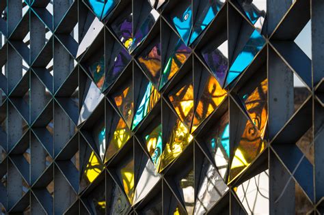 배경 화면 햇빛 창문 반사 대칭 마천루 노랑 푸른 유리 원 스테인드 글라스 미술 색깔 조명 말뫼 콘스탄트 오라후레 리아 손 자료 모양