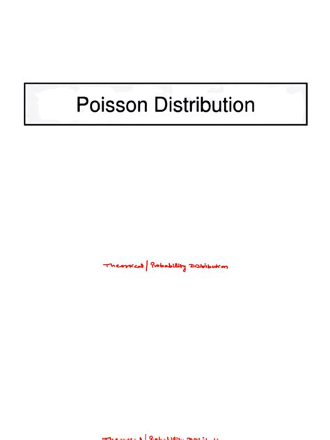 Possion Distribution 1 Pdf