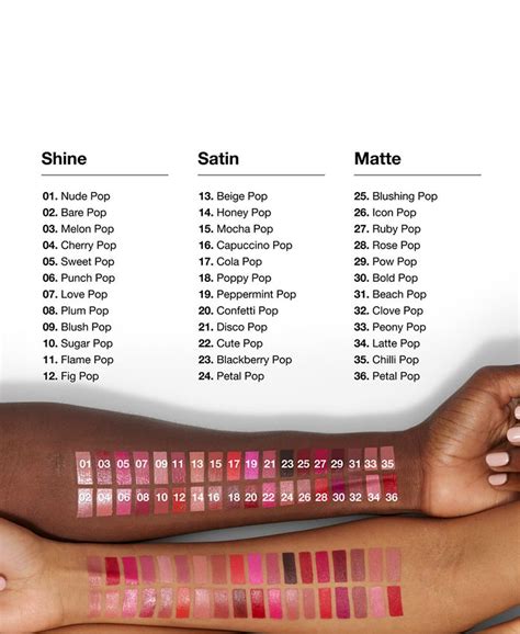 Clinique Pop Longwear Satin Lipstick 0 14 Oz Macys