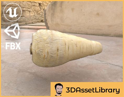 3d Model Parsnip 3d Scan For Unreal And Unity And Fbx Vr Ar Low