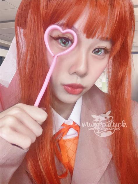 Monika From Doki Doki Literature Club Rcosplay