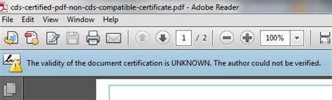 PDF Signing Certificates