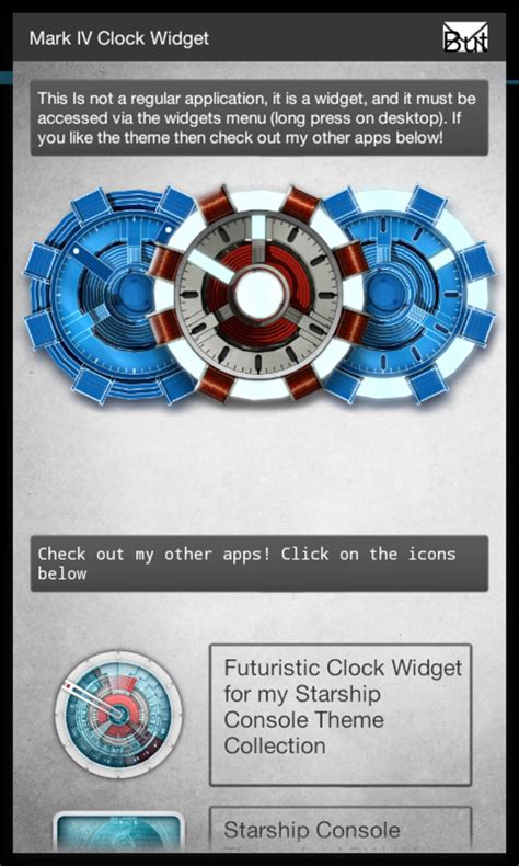 Arc Reactor Clock Widget Apk Para Android Descargar