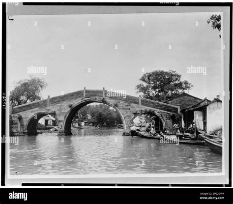 China Kiangsu Province Soochow Bridge Over Canal Frank And Frances
