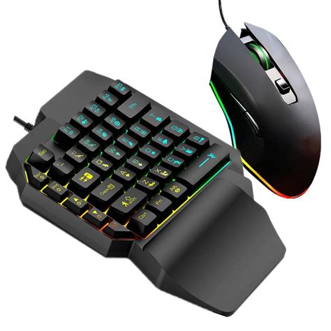 Gaming Keyboard Mouse kit Combo USB Wired Ergonomic