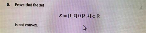 solved and prove that the set x [1 2]u[3 4] cr is not