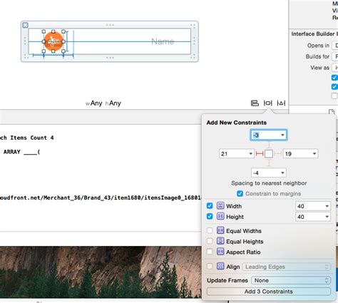 Objective C Ios Custom Table Cell Not Full Width Of Uitableview