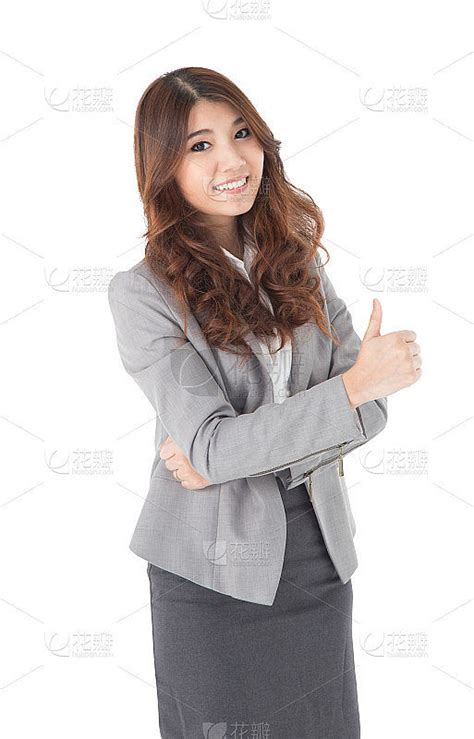 年轻迷人的亚洲女商人