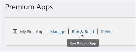 App Builder Run And Build Wp Data Access