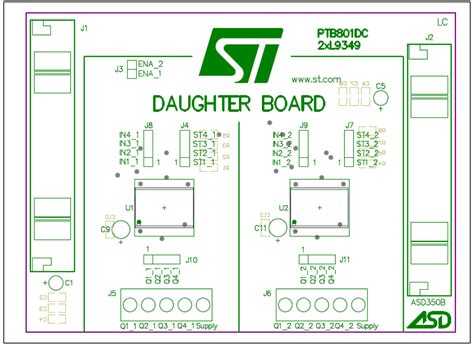 Stmicroelectronics Um0547 Evaluation Board For Abs Valve Drivers System