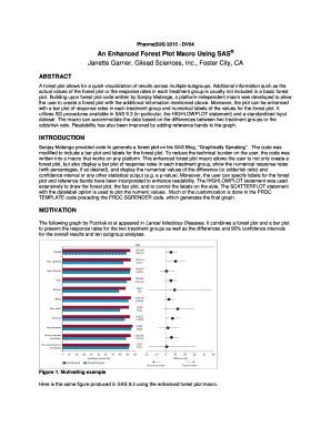 Forest Plot In Sas Fill Online Printable Fillable Blank PdfFiller