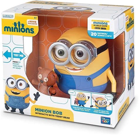New Illumination Minion Bob With Teddy