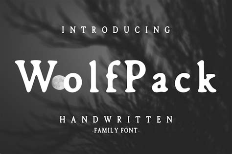 Wolfpack Font Download On Freepik