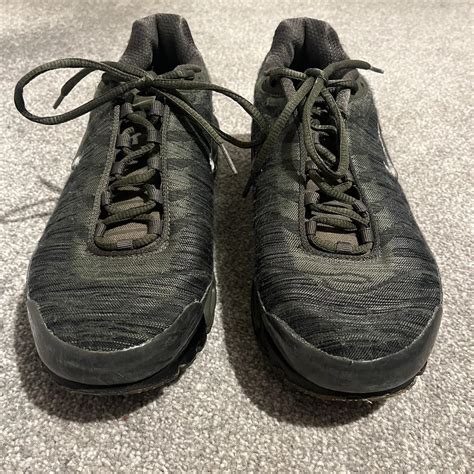 Mens Green Nike Tns Khaki Nike Trainers Worn Depop