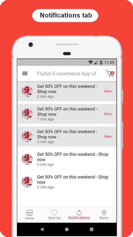 Flutter Ecommerce App UI Template For Android And IOs By AmericoBila