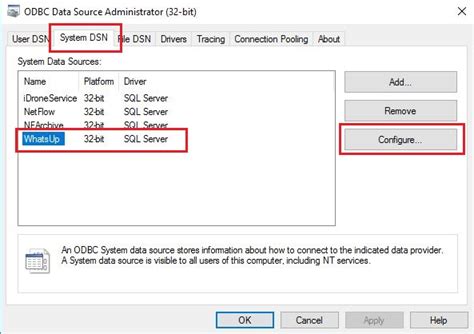 Perform ODBC And Update DB Connection E SPIN Group