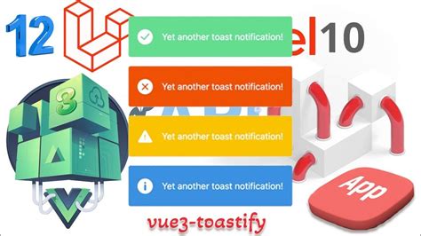 Vue3 Toastify Laravel 10 مع Vue Js 3 Youtube