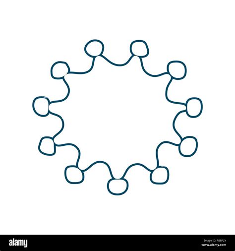 Virus Outline Icon Stock Vector Image Art Alamy