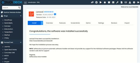 How To Setup Laravel Couchdeck