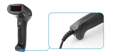 Netum F5 1d Laser Wired Handheld Barcode Scanner With Stand Speedyplus