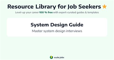 Free System Design Interview Handbook Scale Jobs