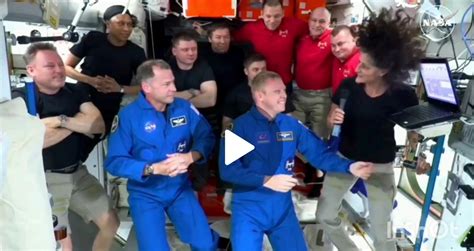SpaceX Capsule Docks At ISS, Rescue Mission For Stranded Astronauts Sunita Williams & Butch ...