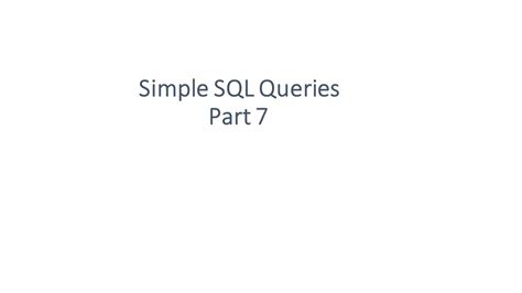 Simple Sql Queries Part 7 Date Function Youtube
