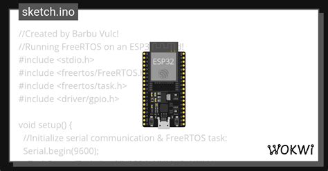 FreeRTOS ESP32 Ino Wokwi ESP32 STM32 Arduino Simulator