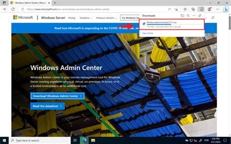 Installing Windows Admin Center On Windows Server With Desktop Experience And Server Core