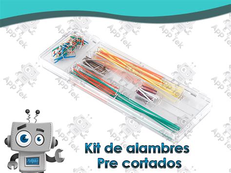 Caja De Alambres Pre Cortados Para Protoboard App Tek